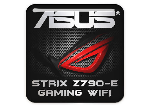 ASUS ROG STRIX Z790-E GAMING WIFI Motherboard 1"x1" Chrome Effect Dome ...