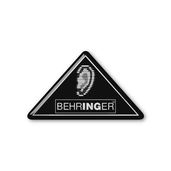 Behringer Large Triangular Retro 3"x2.25"x2.25" Chrome Effect Domed Ca ...