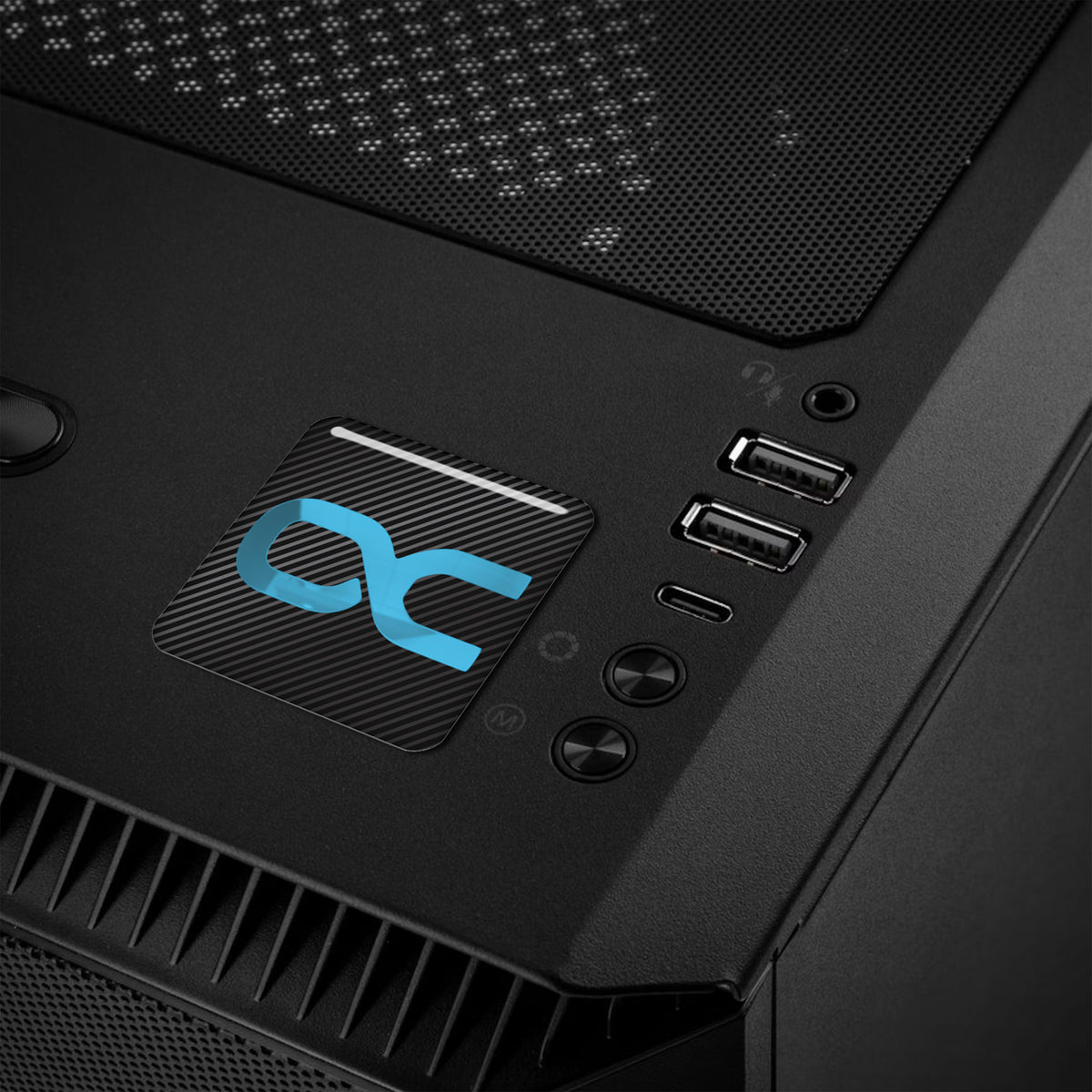 Alphacool 1"x1" Chrome Effect Domed Case Badge / Sticker Logo – Sticker ...