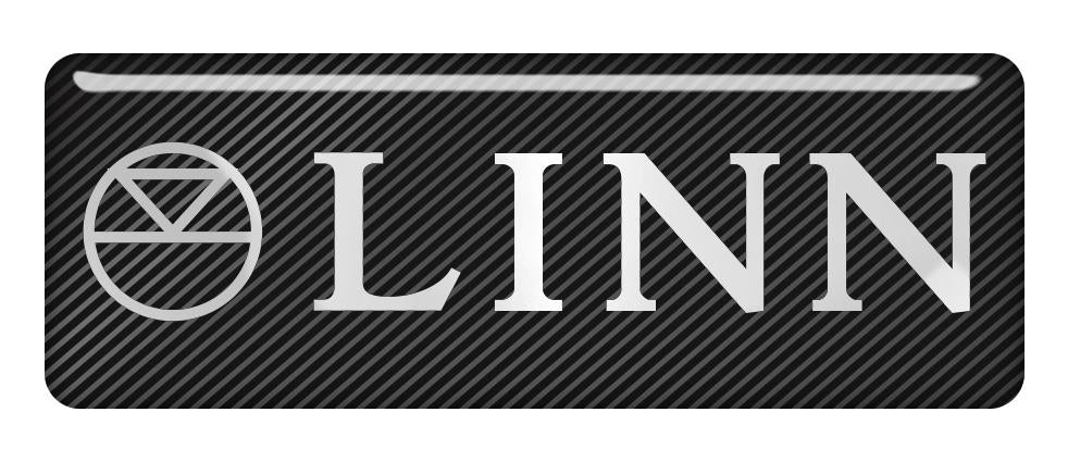 Linn 2.75"x1" Chrome Effect Domed Case Badge / Sticker Logo – Sticker ...