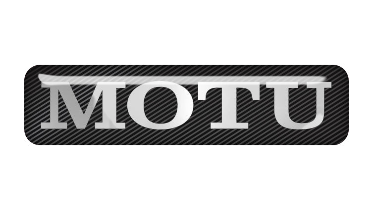 MOTU 2"x0.5" Chrome Effect Domed Case Badge / Sticker Logo – Sticker ...