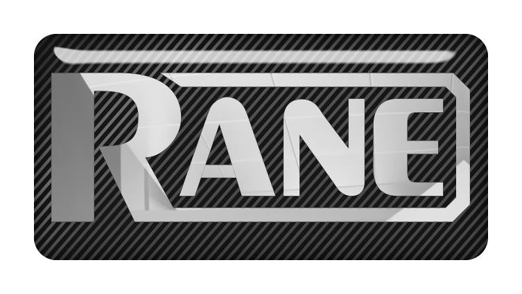 RANE 2"x1" Chrome Effect Domed Case Badge / Sticker Logo – Sticker Library