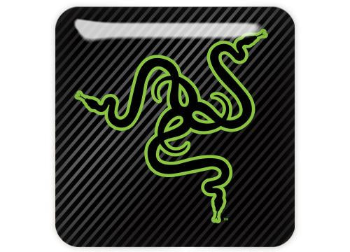 Razer 1"x1" Chrome Effect Domed Case Badge / Sticker Logo – Sticker Library