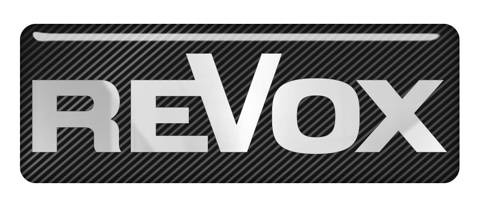 Revox 2.75"x1" Chrome Effect Domed Case Badge / Sticker Logo – Sticker ...