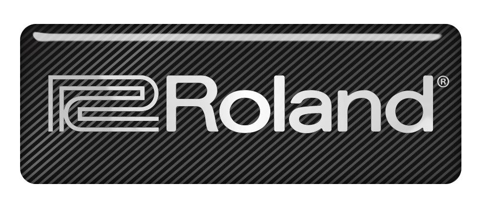 Roland 2.75"x1" Chrome Effect Domed Case Badge / Sticker Logo – Sticker ...